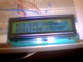 Sony Philips RC5 IR Remote Decoder Circuit PIC16F84A – Electronics ...