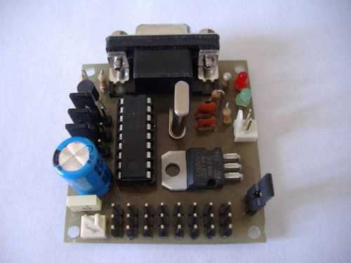 PC Servo Motor Control with PIC16F84 RS232 – Electronics Projects Circuits