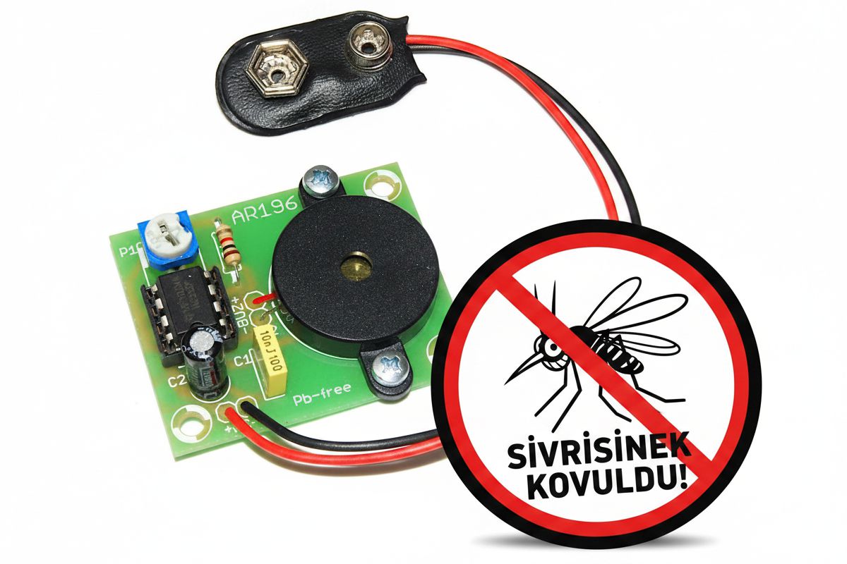 NE555 ile Sivrisinek Kovucu Devresi - Elektronik Devreler Projeler